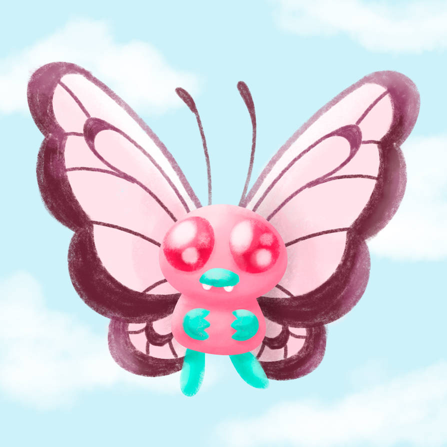 Female Butterfree Shiny By Eztikma On Deviantart