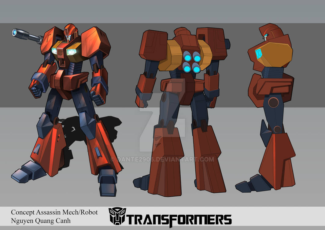 Concept Assassin Mech Robot By Dante2906 On Deviantart