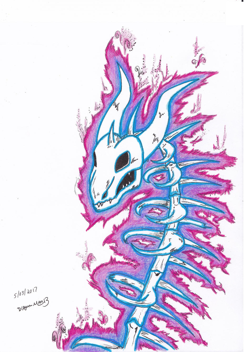 Skeletal Dragon Colored Version By Dragon man13 On DeviantArt skeletal-dragon-colored-version-by-dragon-man13-on-deviantart