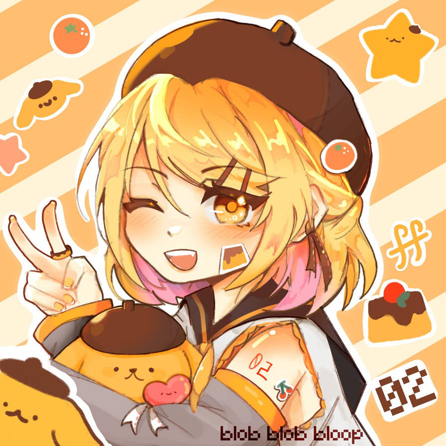 Rin X Pom Pom Purin By Blobblobbloop On Deviantart