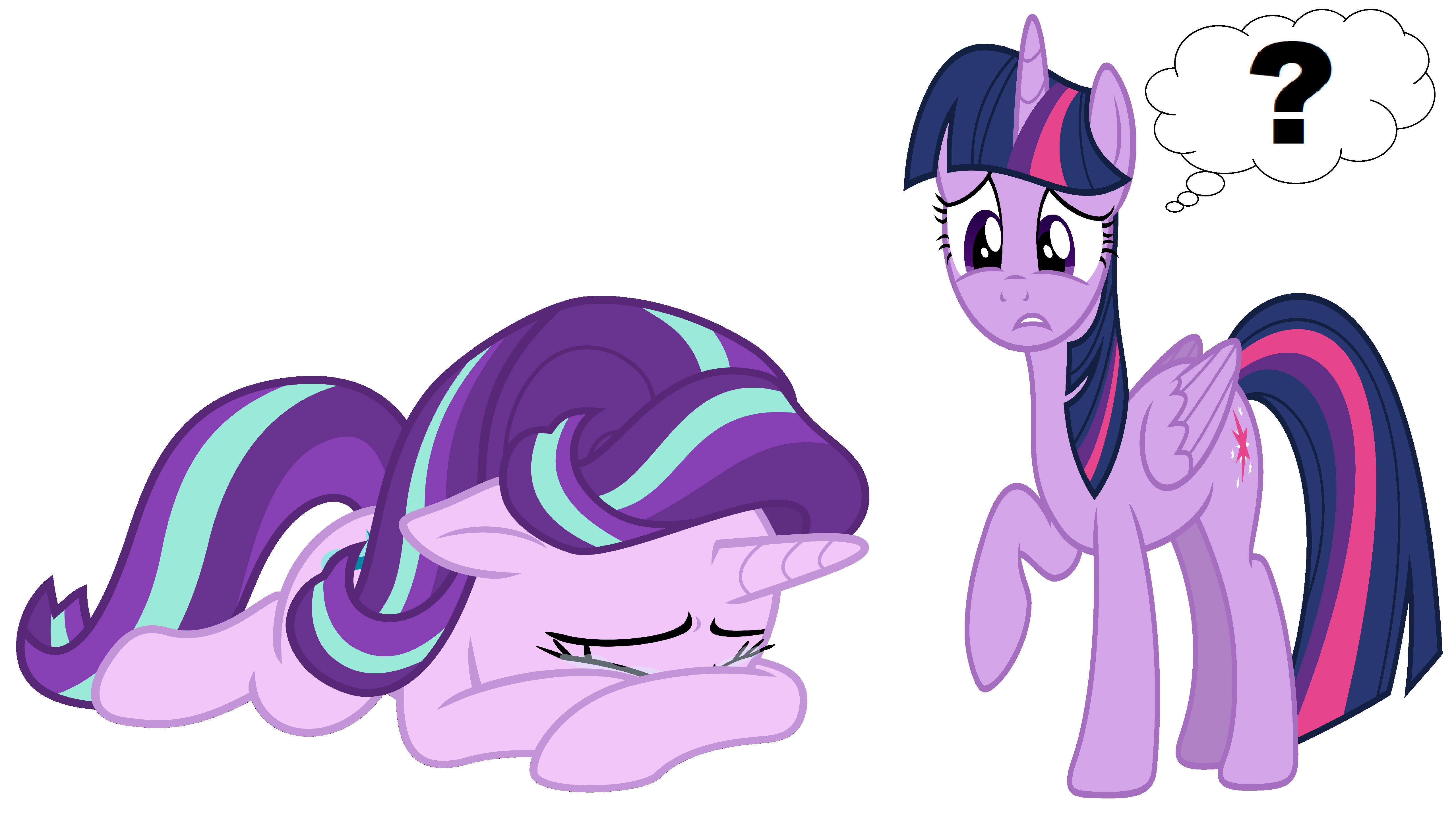 Twilight Sparkle Comforting Starlight Glimmer By Hubfanlover678 On