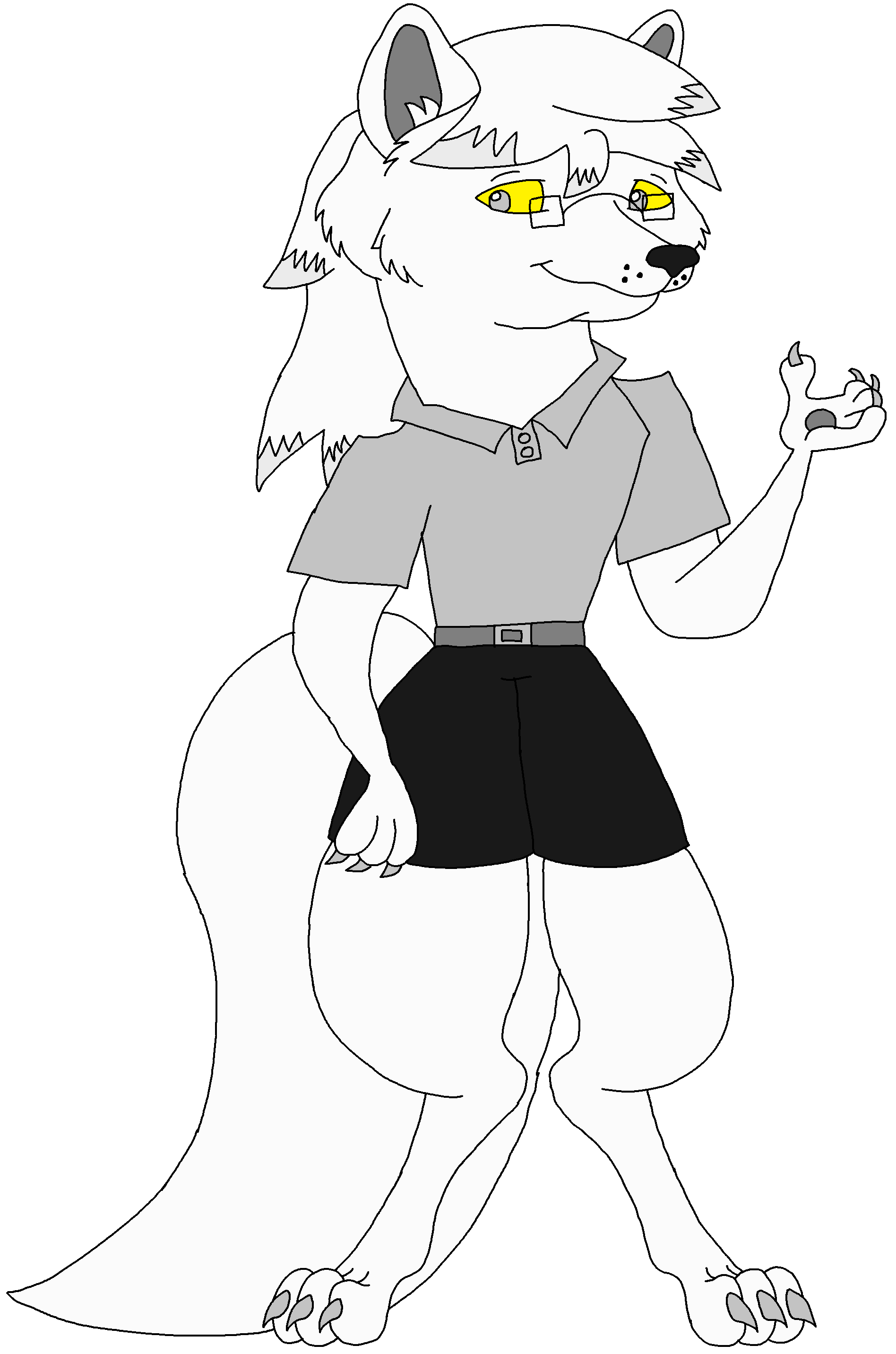 Me As An Arctic Fox Anthro By Hubfanlover678 On Deviantart