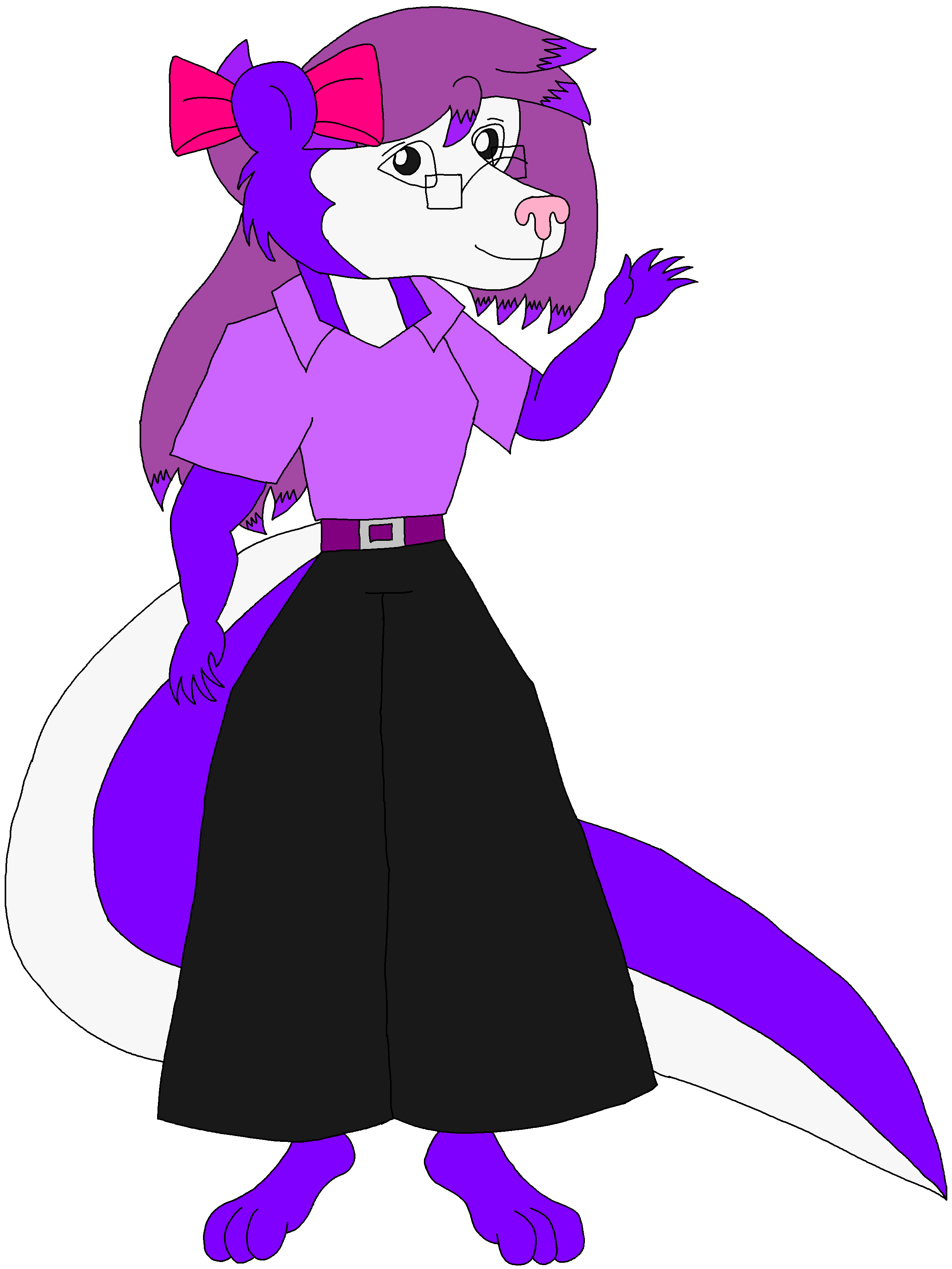 Me As A Skunk Anthro Fifi La Fume 3 Pants By Hubfanlover678 On Deviantart