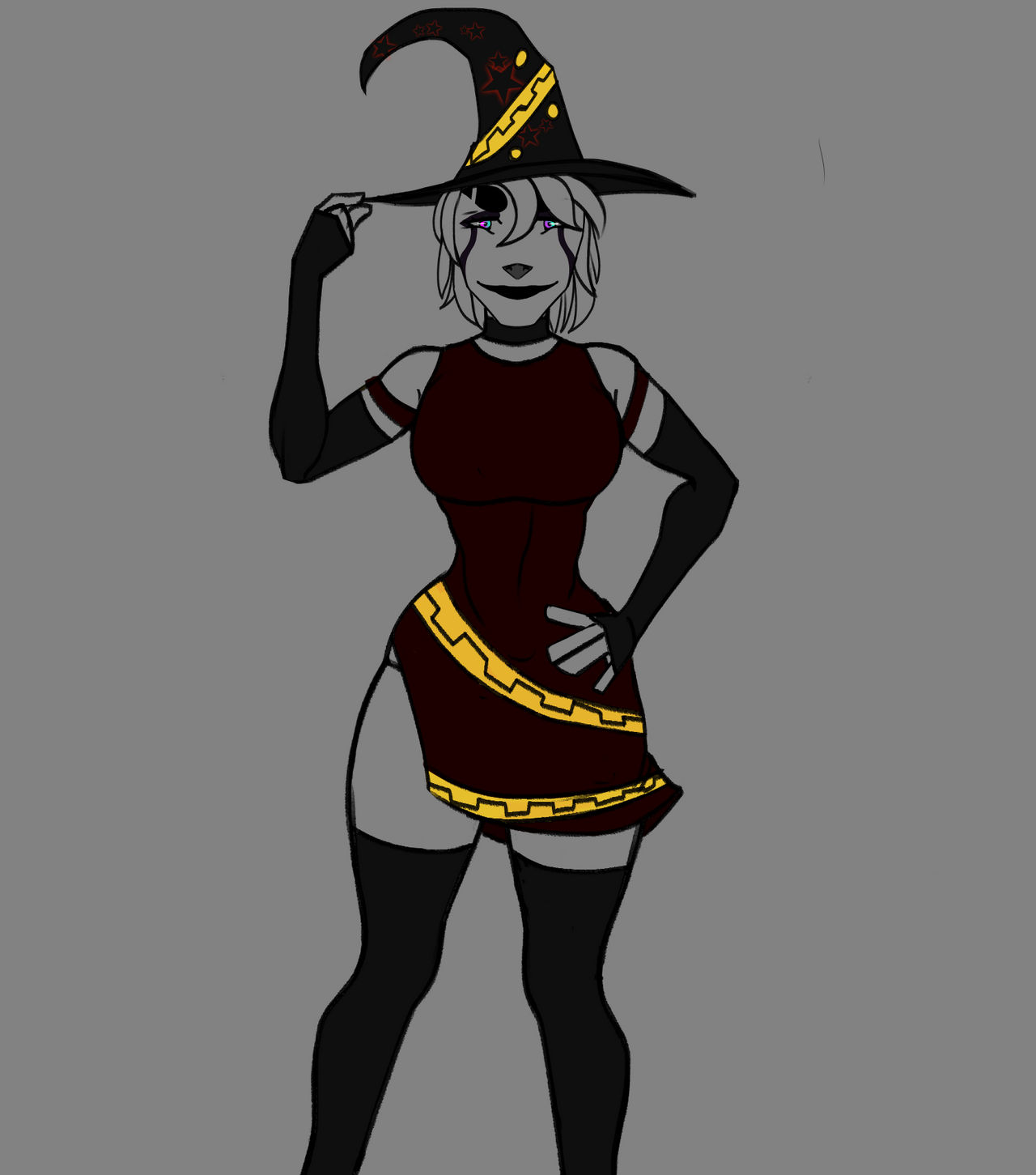 Thicc Witch Girl By Eikopool On Deviantart