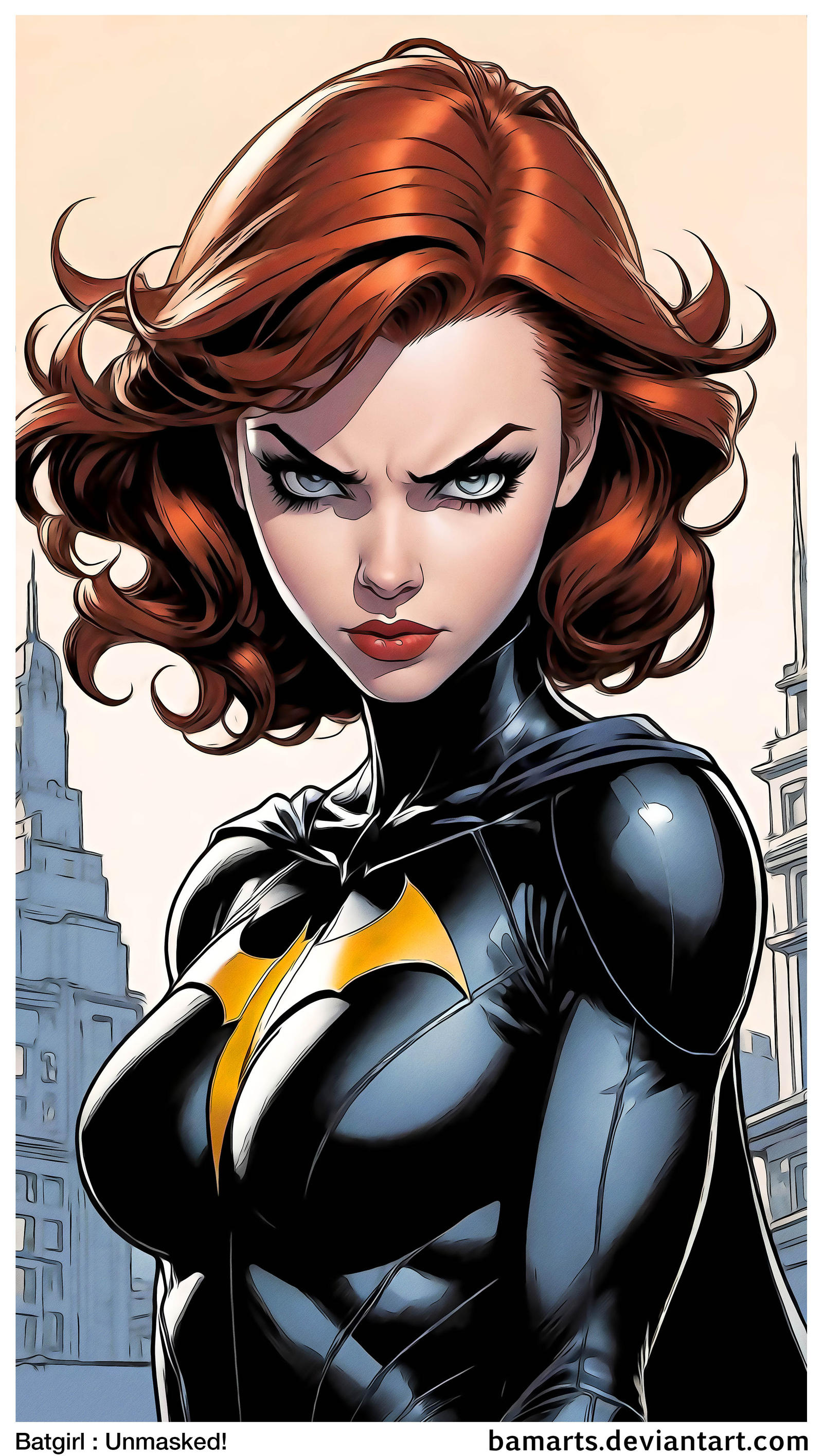 Batgirl Unmasked By Bamarts On Deviantart