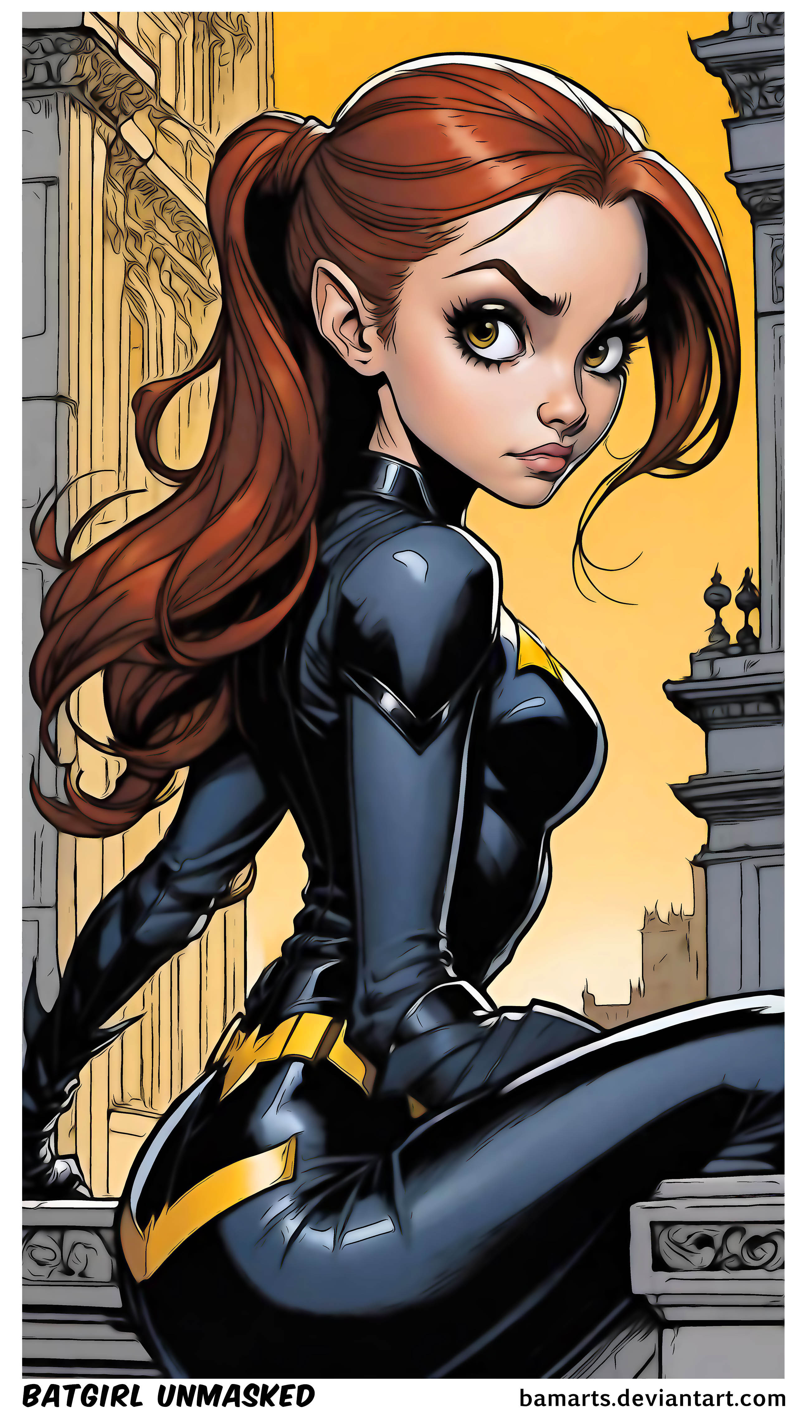 Batgirl Unmasked By Bamarts On Deviantart