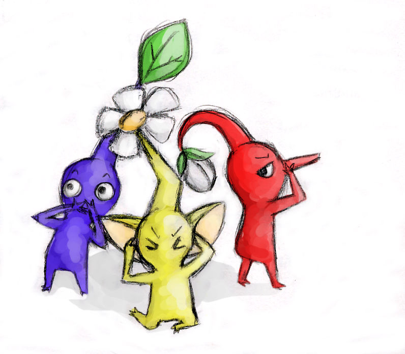 Pikmin- smell no evil? by aptiva on DeviantArt