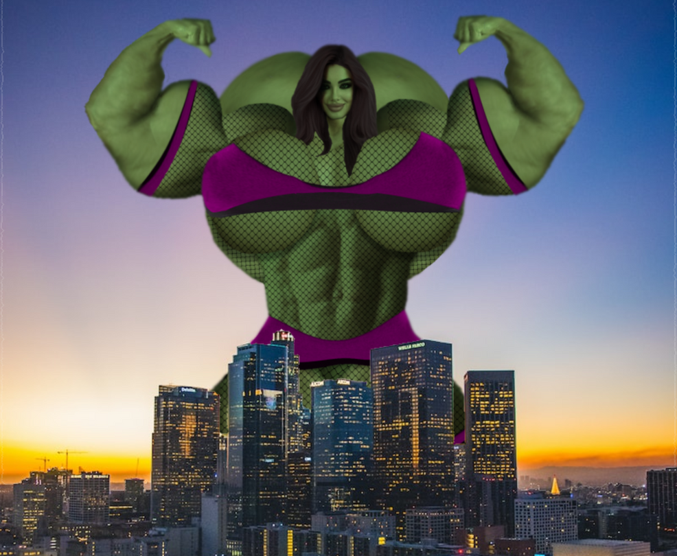 She Hulk Giantess By Ryukamisl On Deviantart