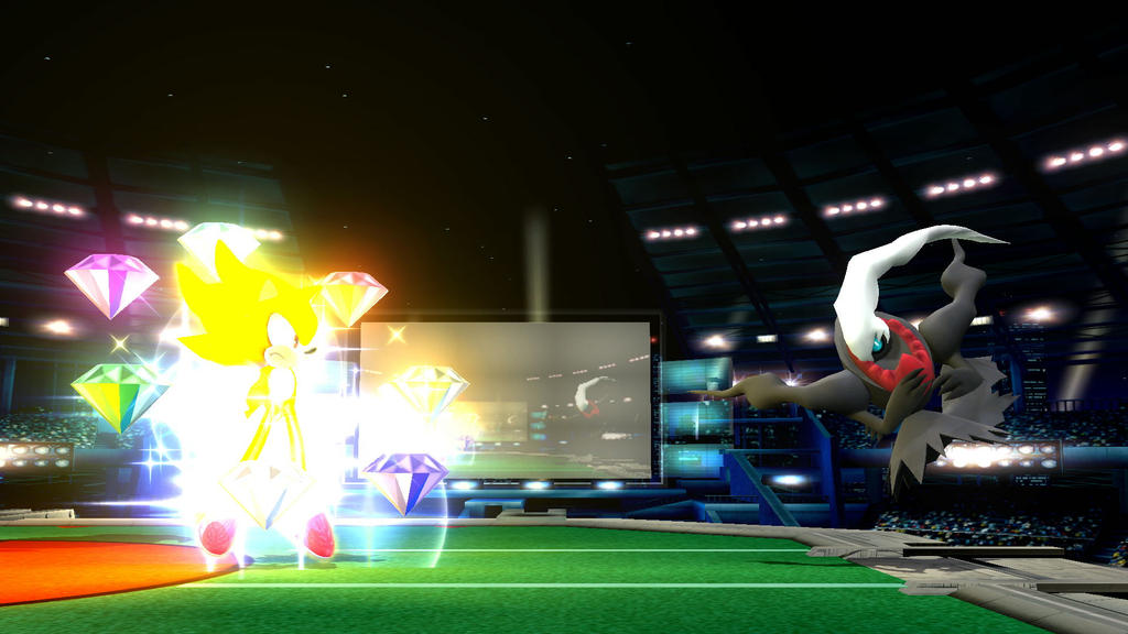 Super Sonic Vs Darkrai By Banjo2015 On Deviantart