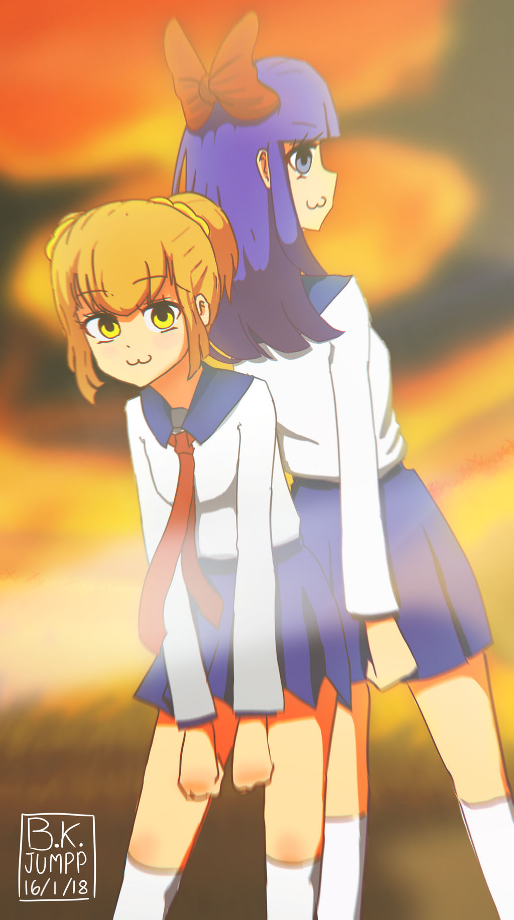 Popuko And Pipimi By Bkjumpp On Deviantart