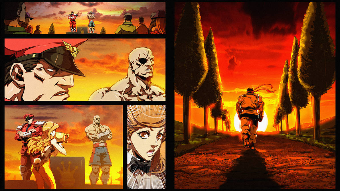 Ryu's SFII Arcade Route Ending scene by L-Dawg211 on DeviantArt Ryu's SFII Arcade Route Ending scene by L-Dawg211 on DeviantArt
