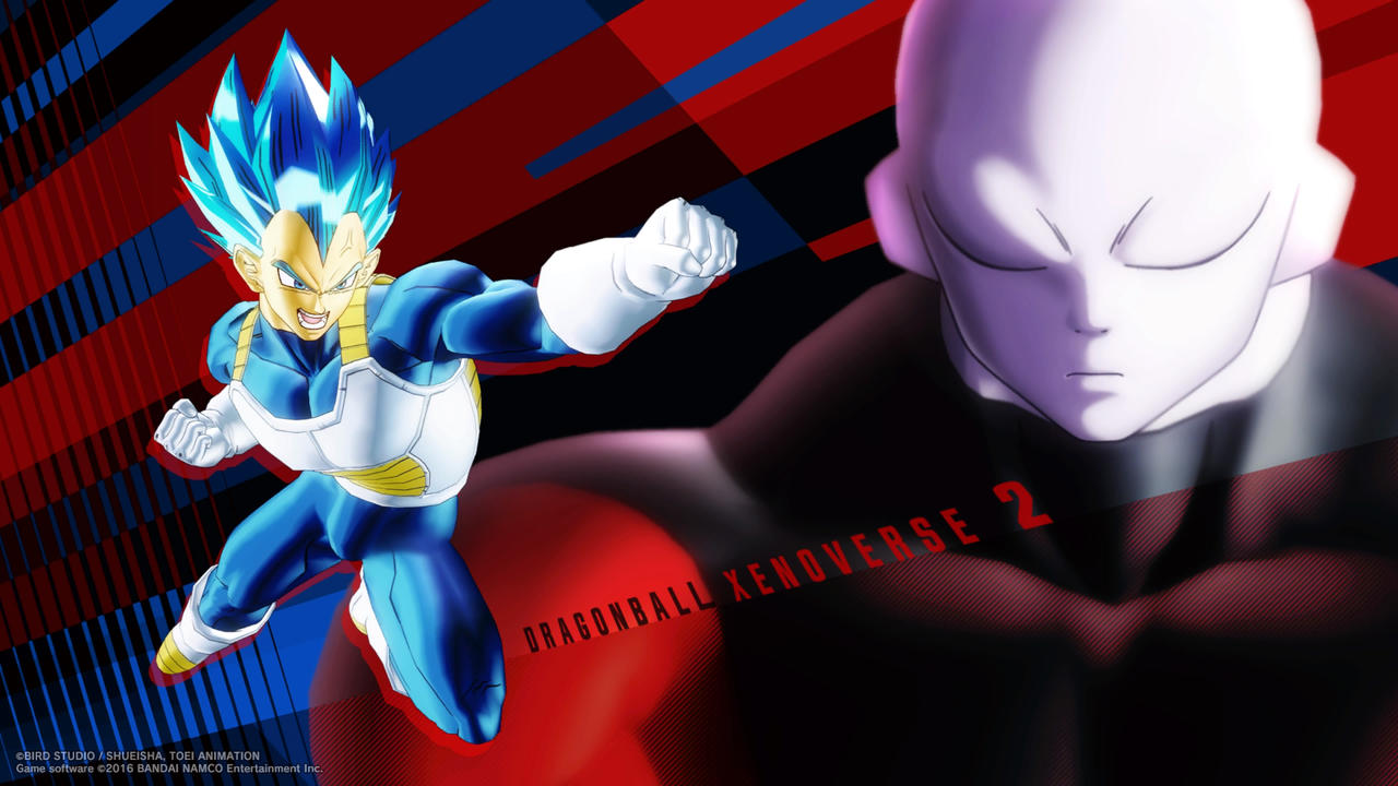 Vegeta Ssbe And Jiren Xenoverse 2 Loading Screen By L Dawg211 On