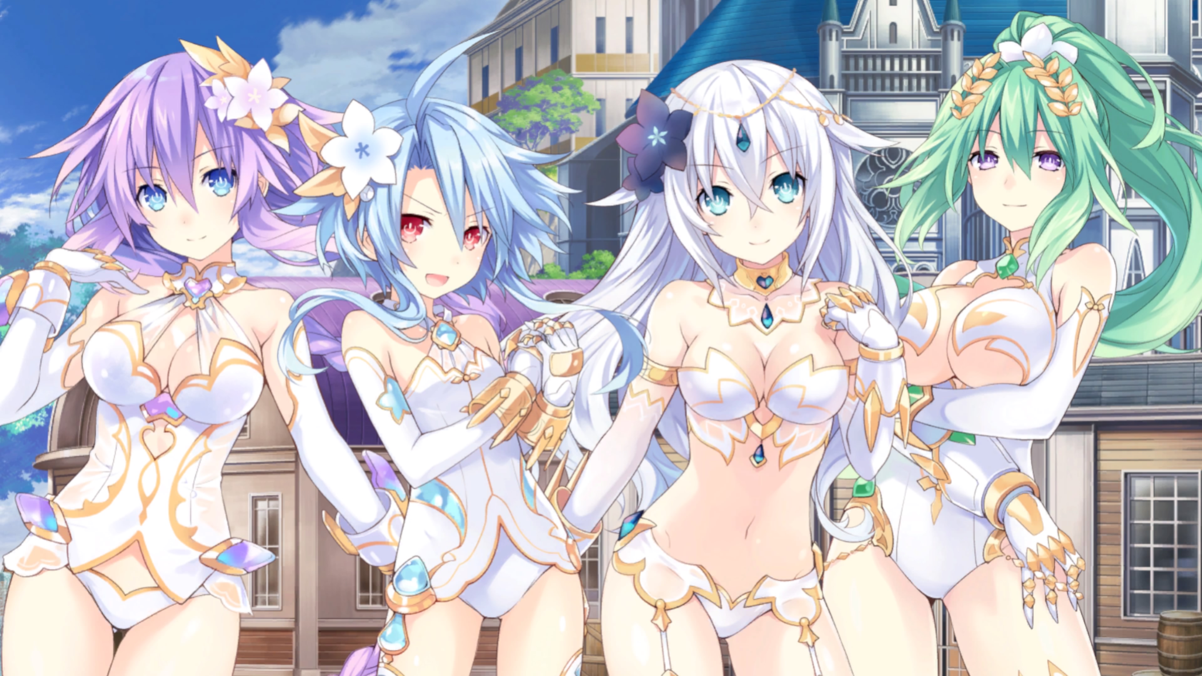 The Four Goddesses 4go Being Cute And Sexy By L Dawg211 On Deviantart