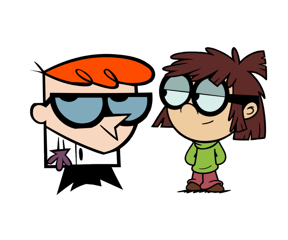 Dexter And Lisa Loud By Peanutslegotoons On Deviantart