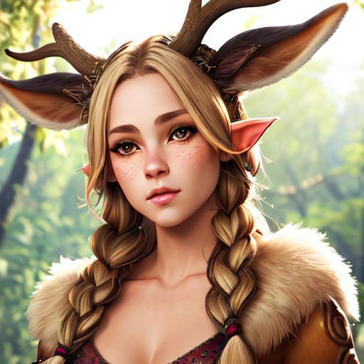 Deer Girl By Burningheart97 On Deviantart