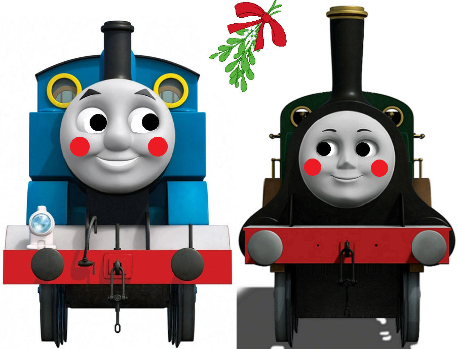 Thomas And Emily Under The Mistletoe By Milliefan92 On Deviantart