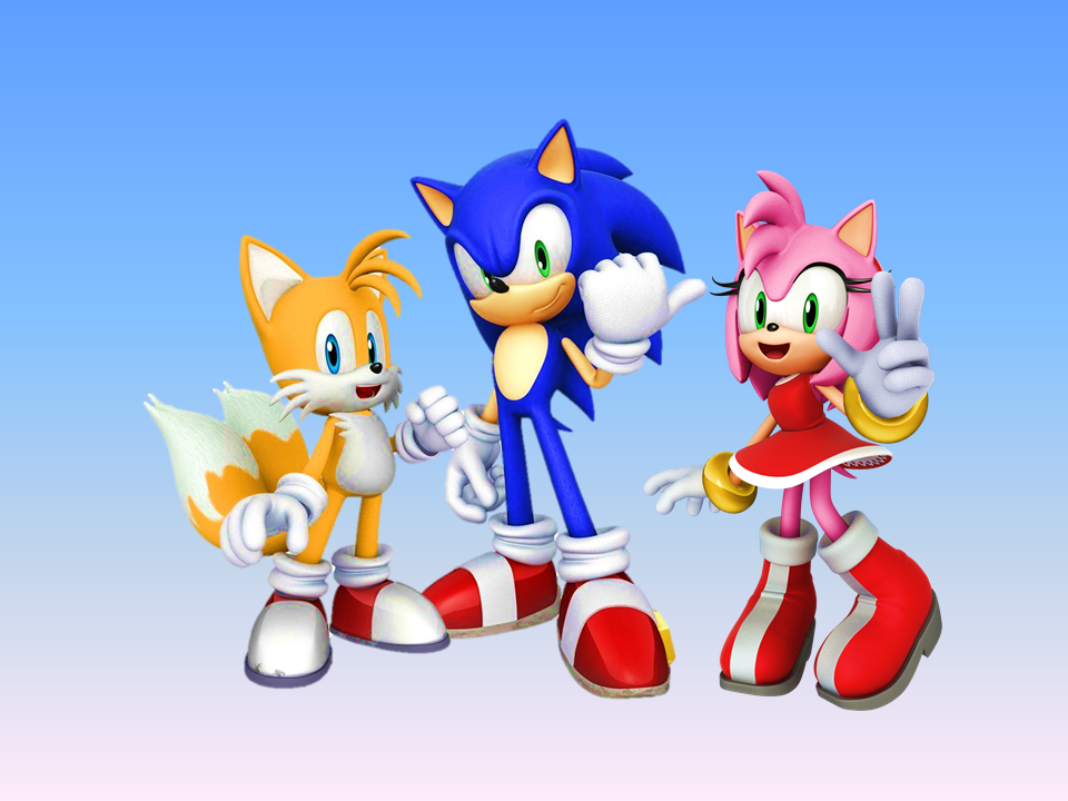 Sonic Tails And Amy By 9029561 On Deviantart