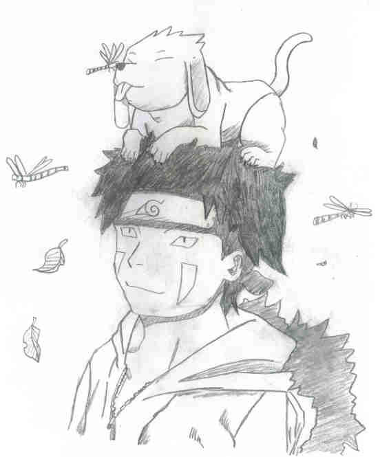 Kiba Inuzuka and Akamaru by Allasse-Ishikawa on DeviantArt
