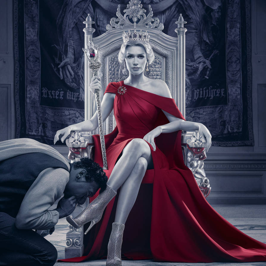Queen On A Throne And Her Slave By Qt002 On Deviantart