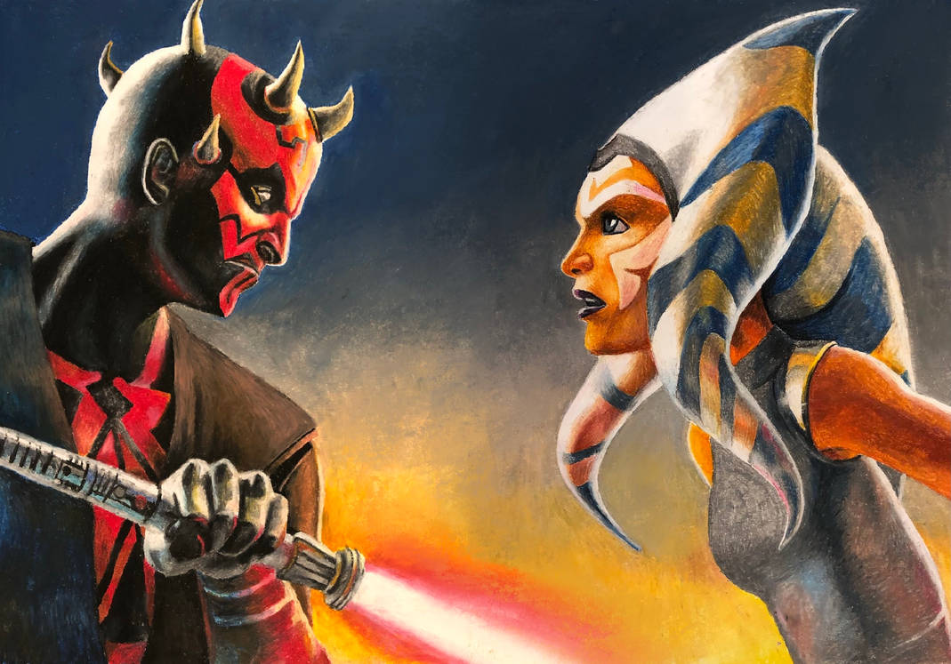 Ahsoka Vs Maul By Erika Curran On Deviantart