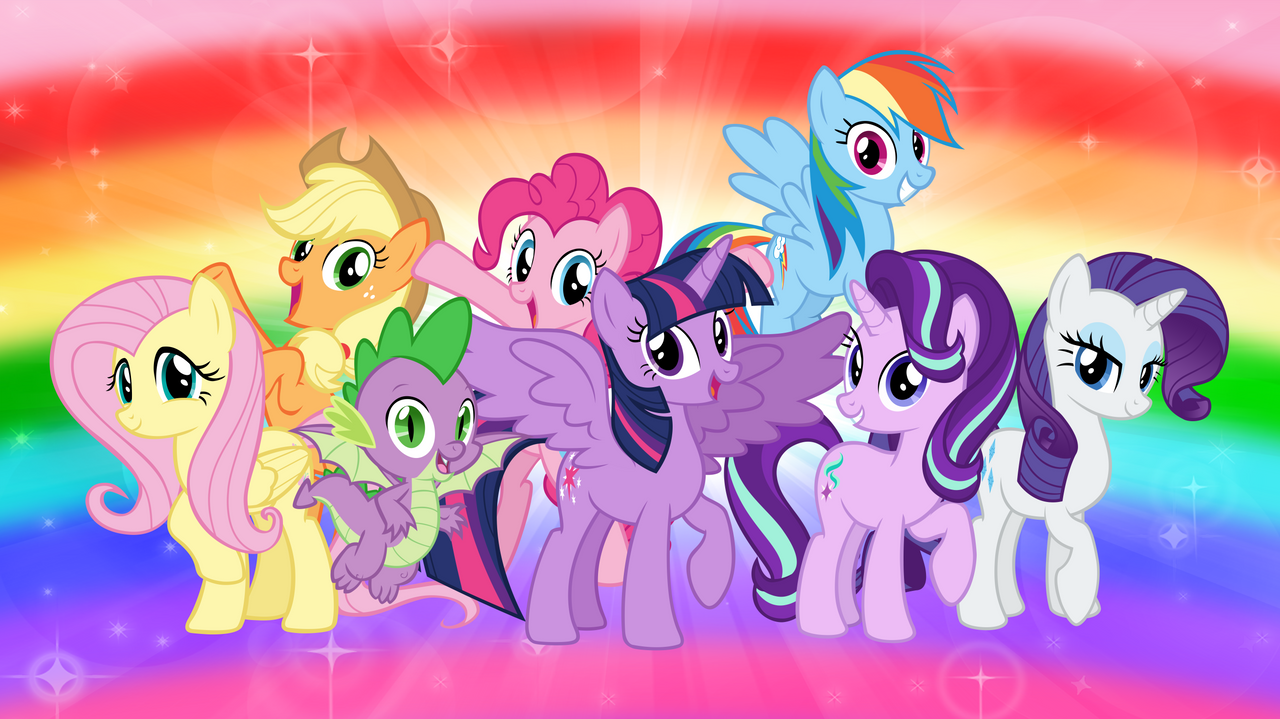 The Mane Seven and Spike 2 by AndoAnimalia on DeviantArt The Mane Seven and Spike 2 by AndoAnimalia on DeviantArt
