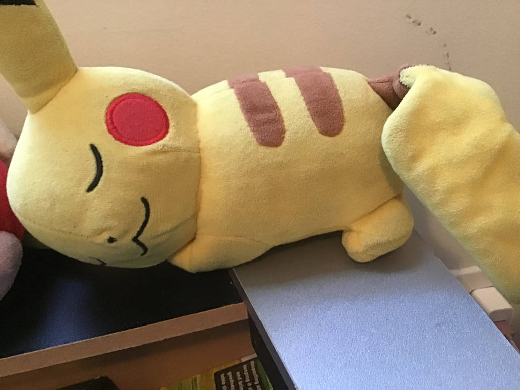 Sleeping Pikachu Plushie By Theawesomepikachujon On Deviantart