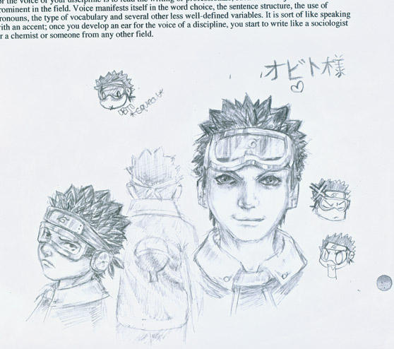 Obito Sketches by soritia on DeviantArt