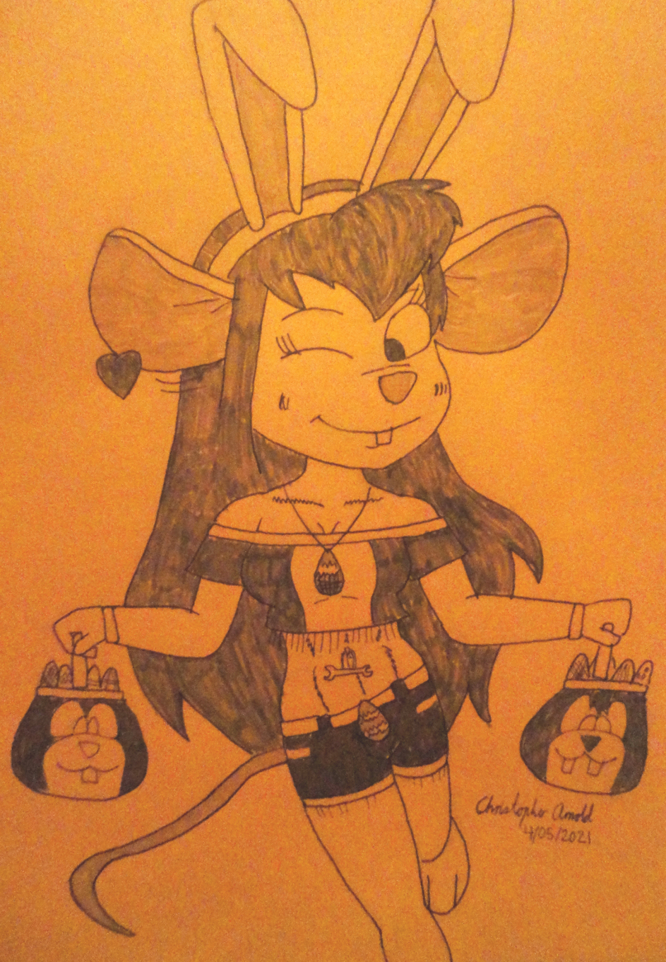 Gadget The Sexy Easter Mouse By Beavers2010 On Deviantart