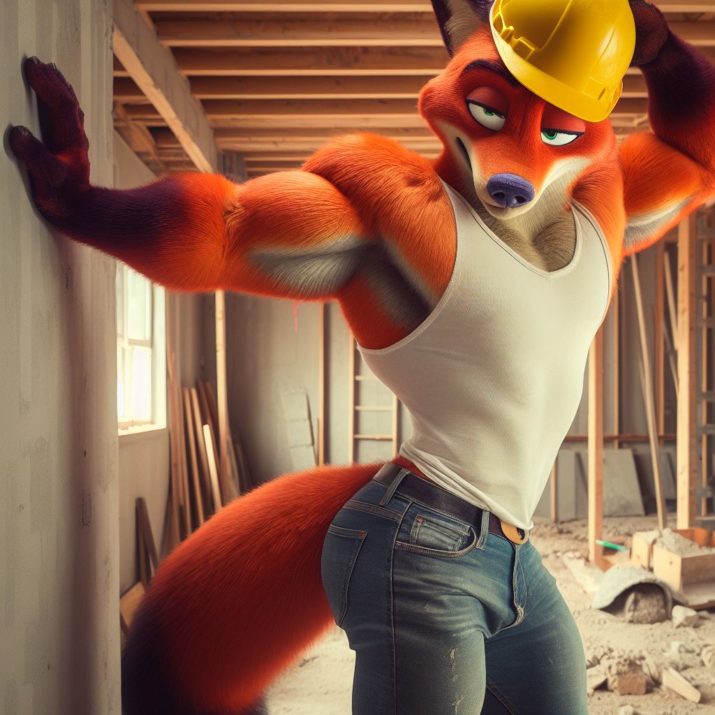 Nick Wilde Construction 6 By Robofoxbox On Deviantart