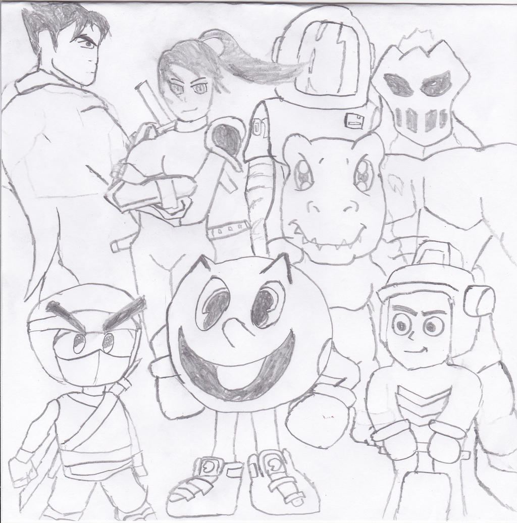 Bandai Namco Awesomeness By Vexenrandomdrawerguy On Deviantart