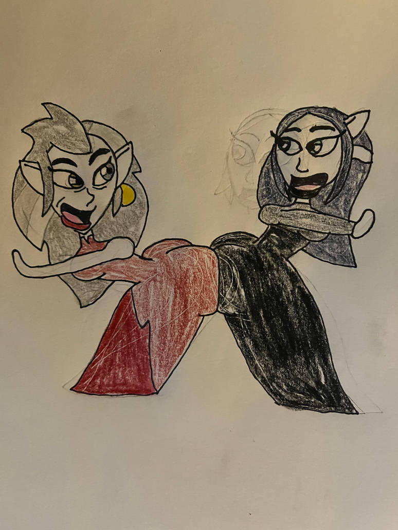 Eda And Lilith Clawthorne Butt Bump By Natron247 On Deviantart