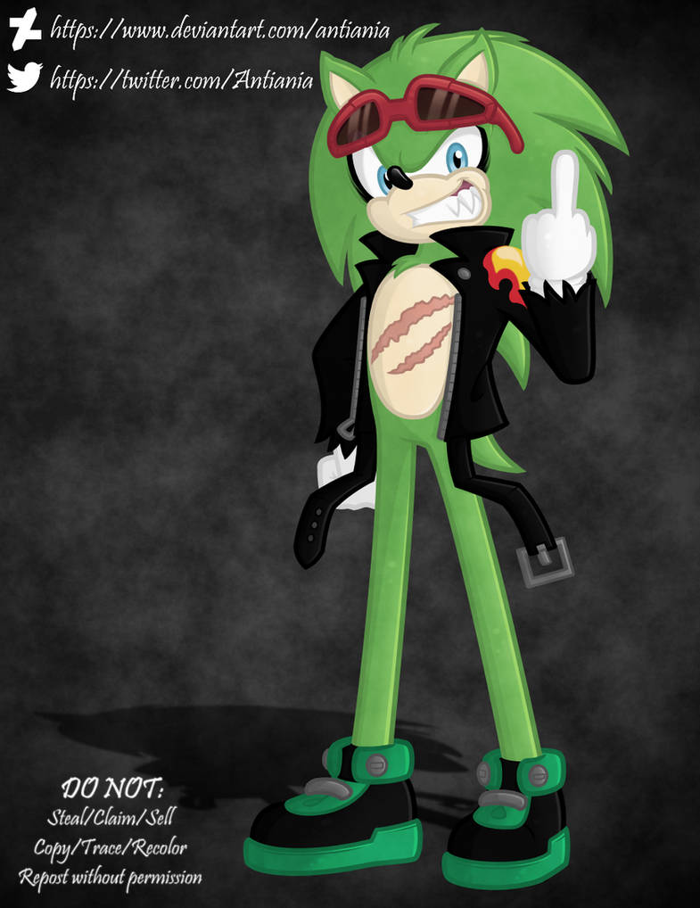 Scourge The Hedgehog By Antiania On Deviantart