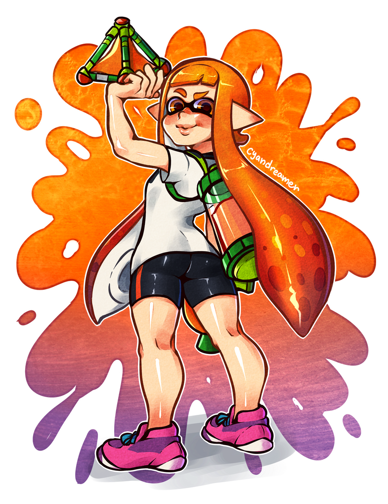 Inkling Girl By Cyandreamer On Deviantart