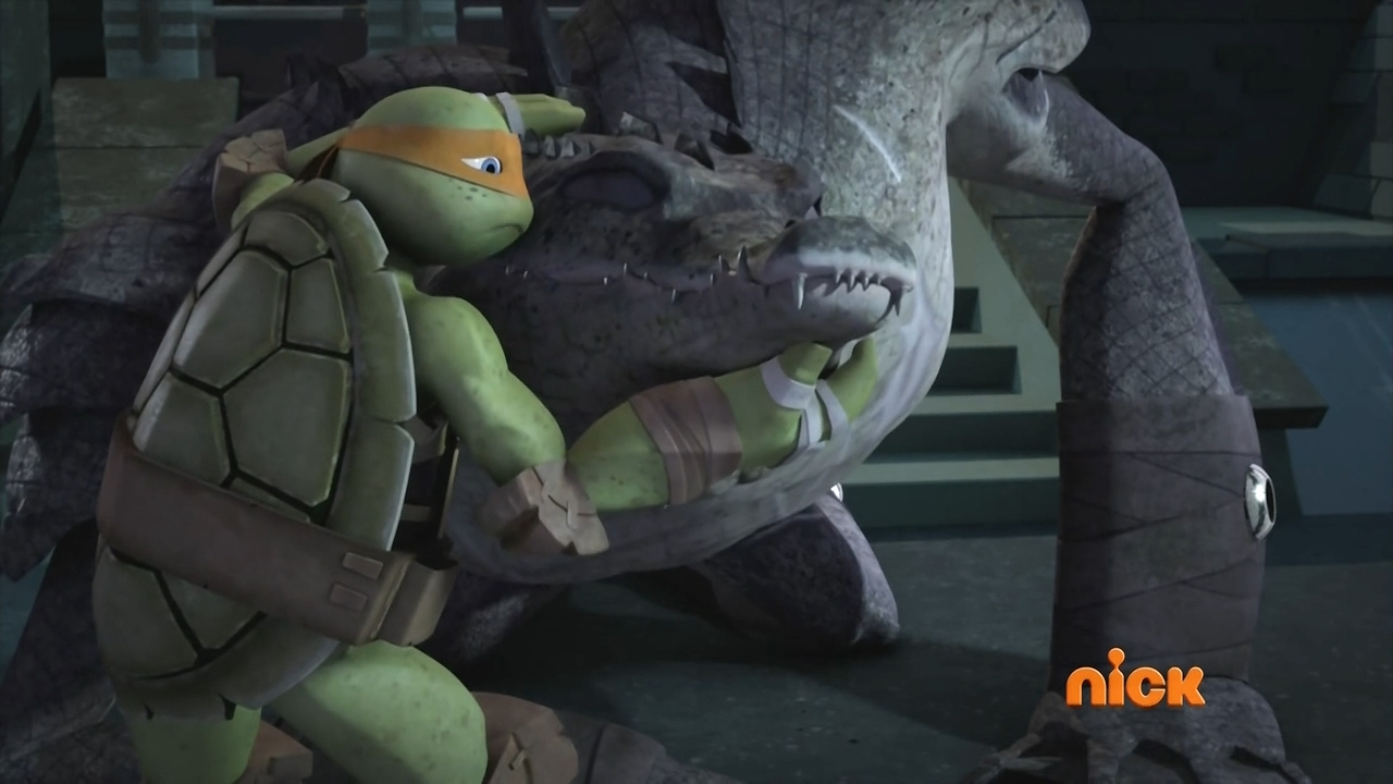 Mikey holding Leatherhead's Head by GiuseppeDiRosso on DeviantArt Mikey holding Leatherhead's Head by GiuseppeDiRosso on DeviantArt