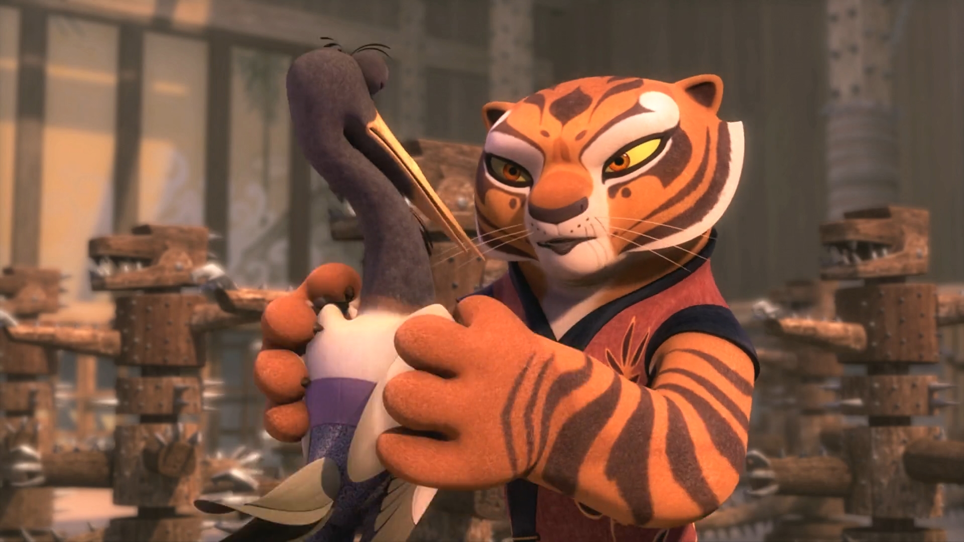 Kung Fu Panda Awesomeness S1 E1 Crane Tigress 4 By Giuseppedirosso On Deviantart