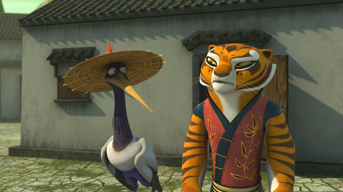 Kung Fu Panda Awesomeness S1 E11 Crane Tigress By Giuseppedirosso On Deviantart