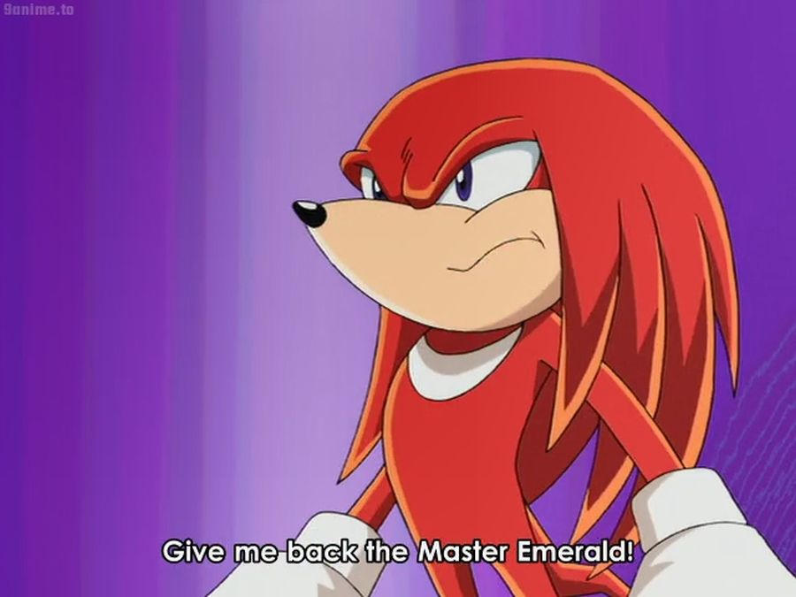 Sonic X E37 Knuckles By Giuseppedirosso On Deviantart