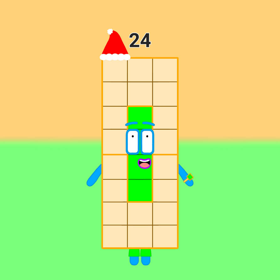 Numberblocks 24 Sleeps Until Christmas By December24thda On Deviantart