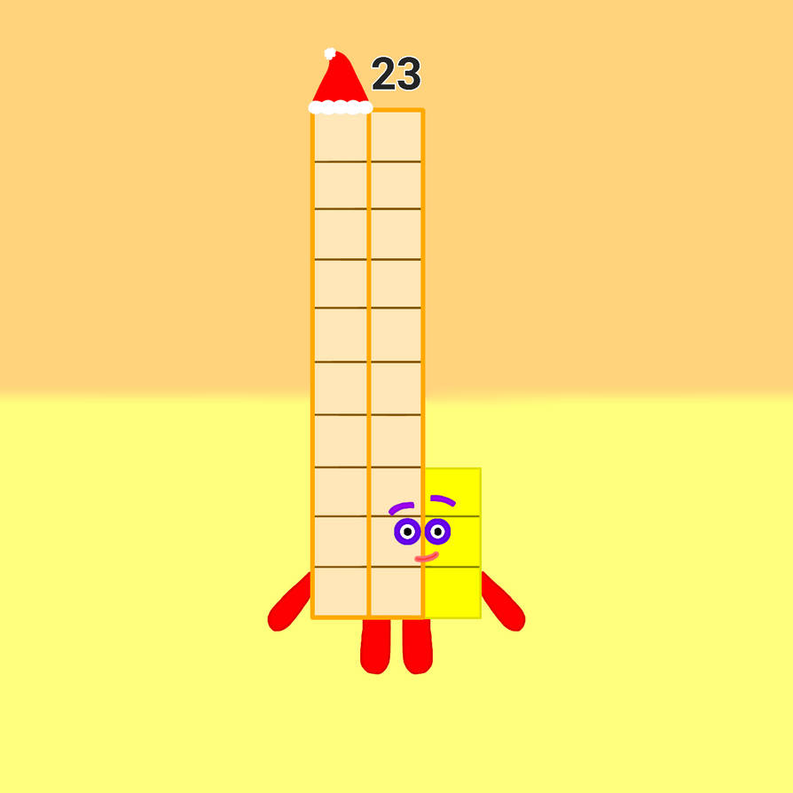 Numberblocks 23 Sleeps Until Christmas By December24thda On Deviantart