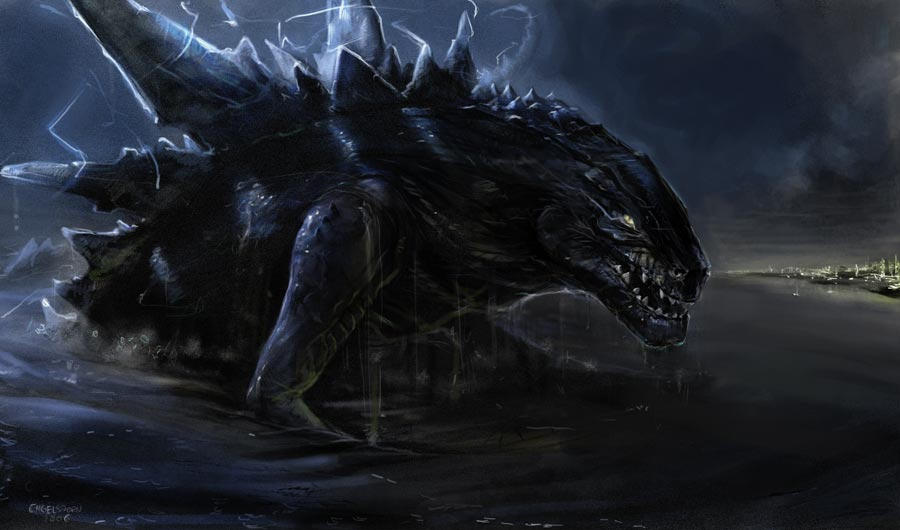 Godzilla by engelszorn on DeviantArt