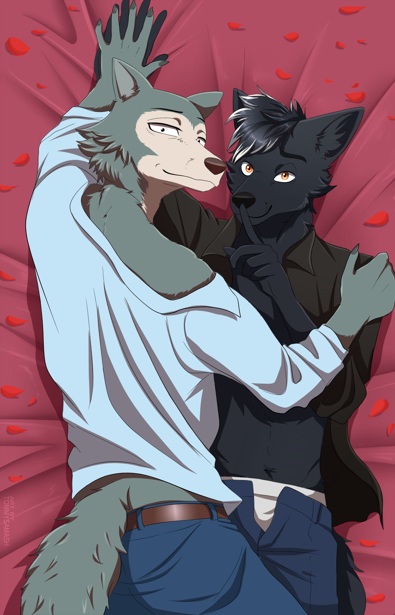 Hot Ych New With Legoshi Commission New By Tommysamash On Deviantart