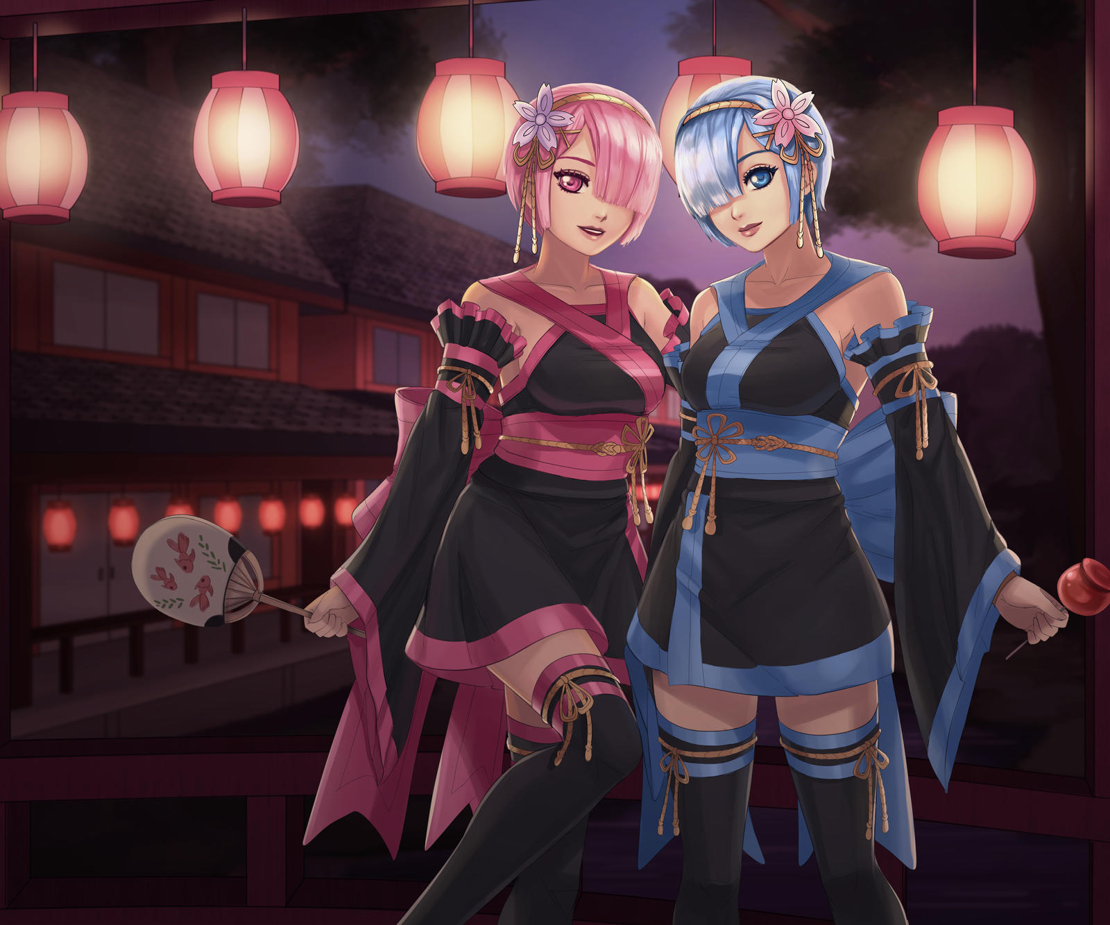 Rem And Ram Rezero Festival Outfit By Tropic02 On Deviantart