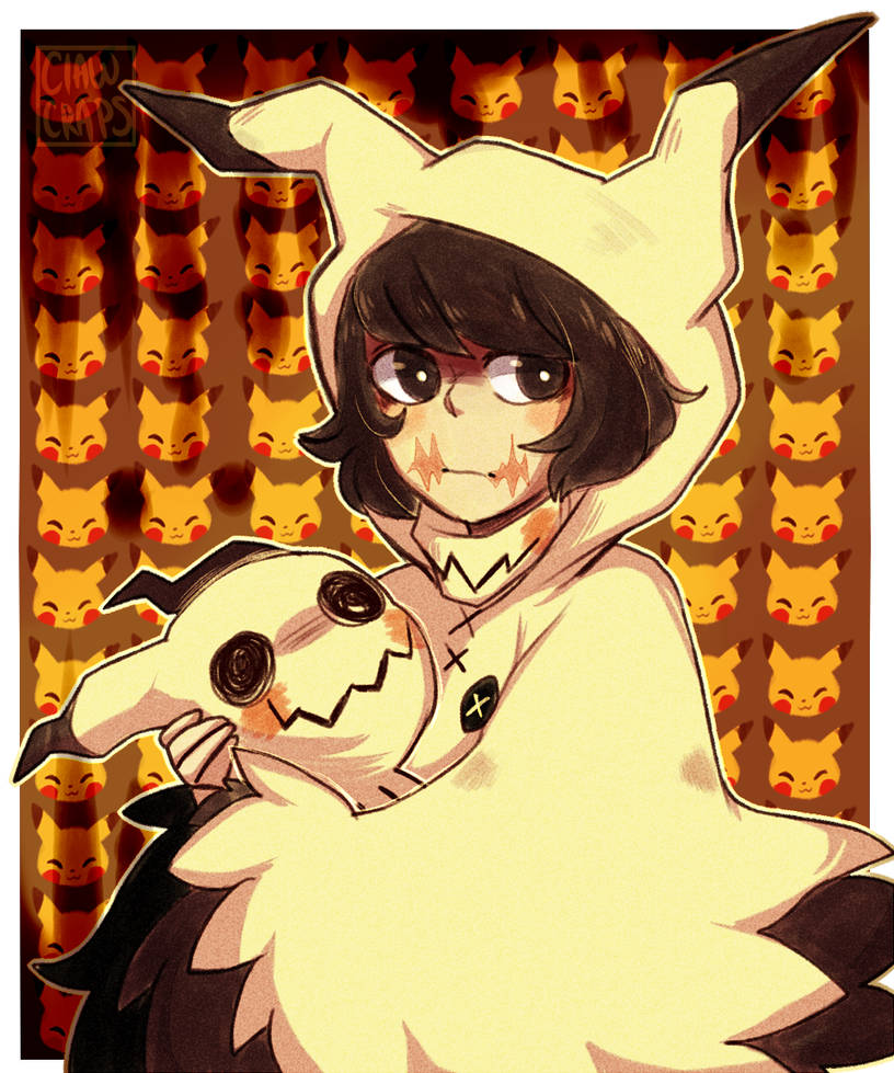 Oc Ailani Mimikyu Gijinka By Clawcraps On Deviantart