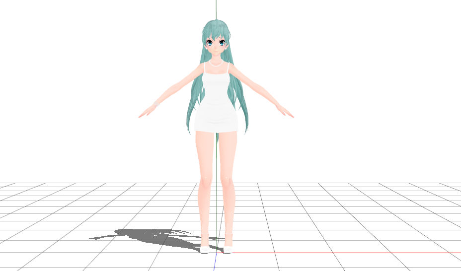 Mmd Tda White Dress Miku Wip By Sylviechenlein On Deviantart