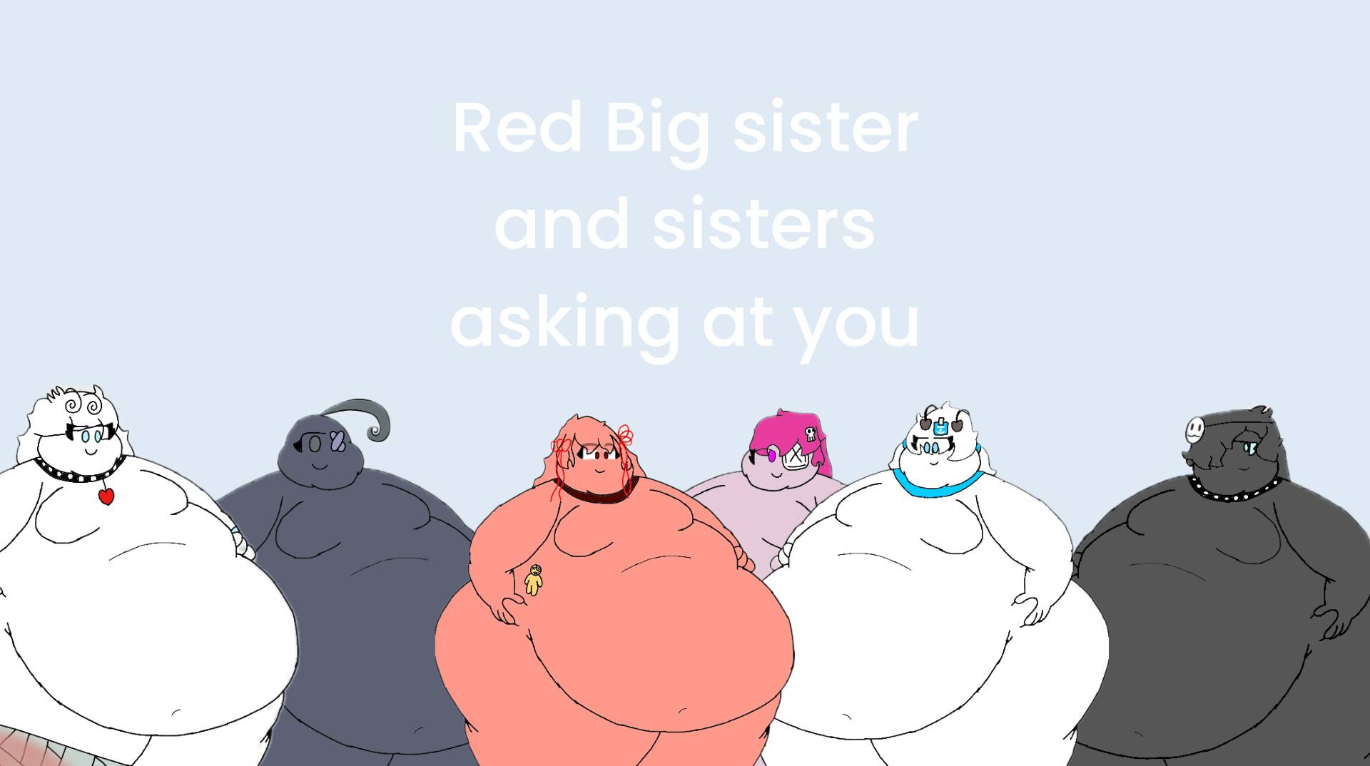 Red Big Sister And Sisters Asking At You By Callegar On Deviantart