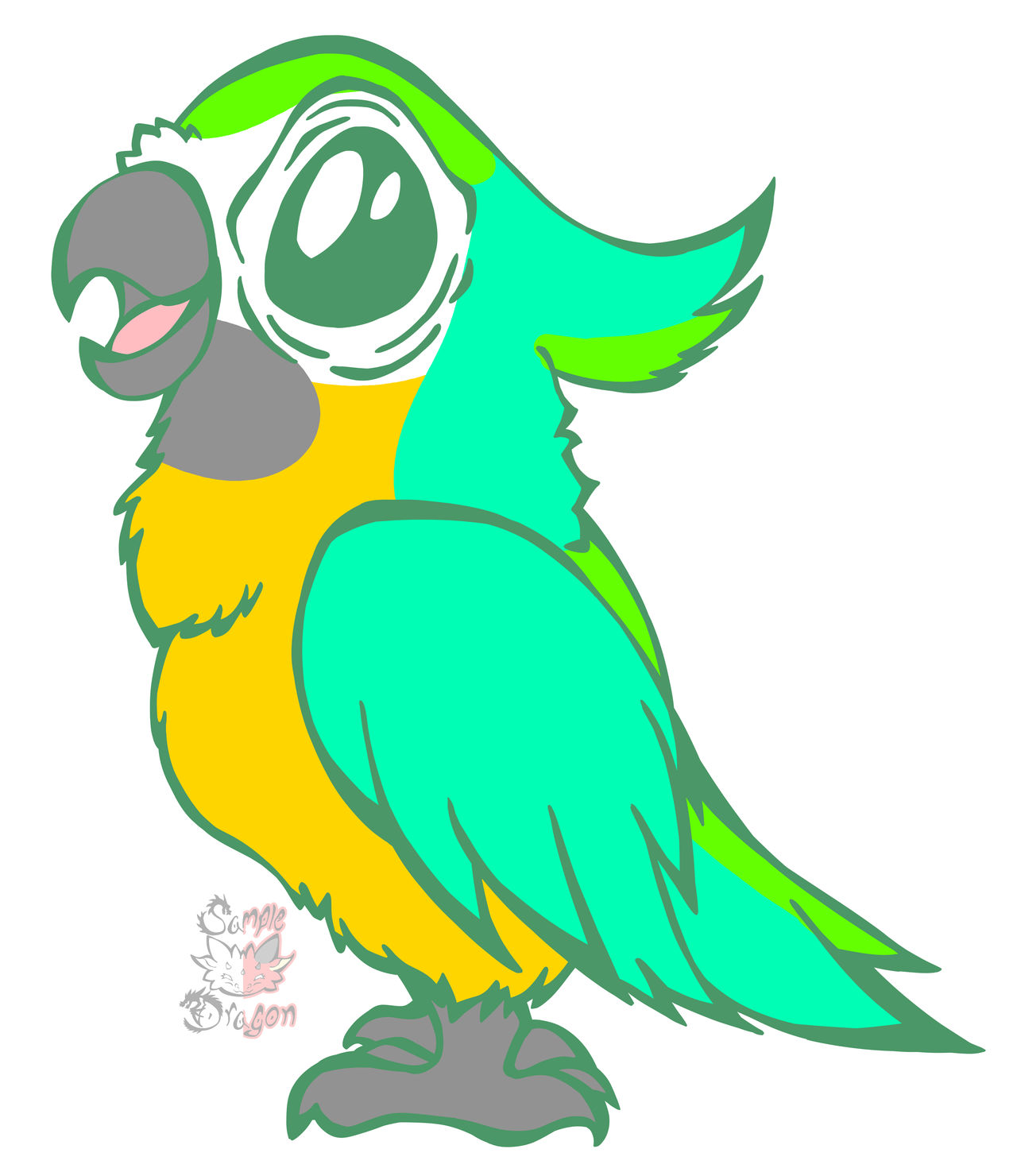 Happy Cockatoo Free2use By Sampledragon On Deviantart