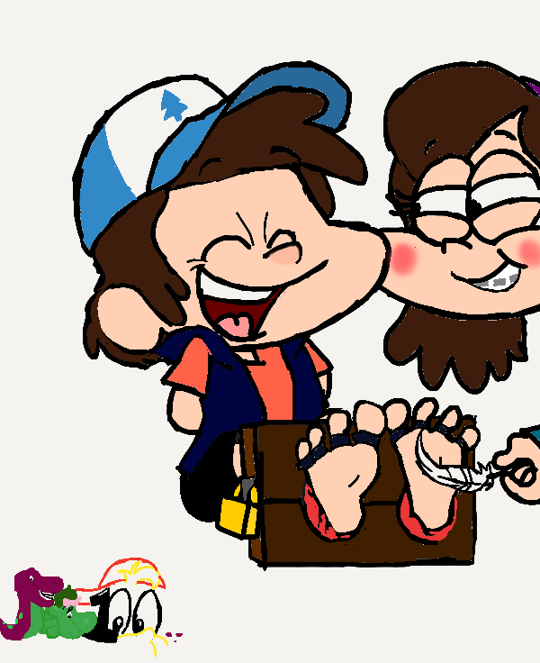 Dipper Tickled By Mabel By Purpledino100 On Deviantart