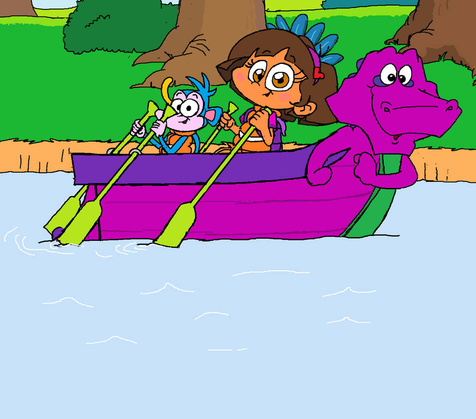 Row Row Your Dino Boat By Purpledino100 On Deviantart