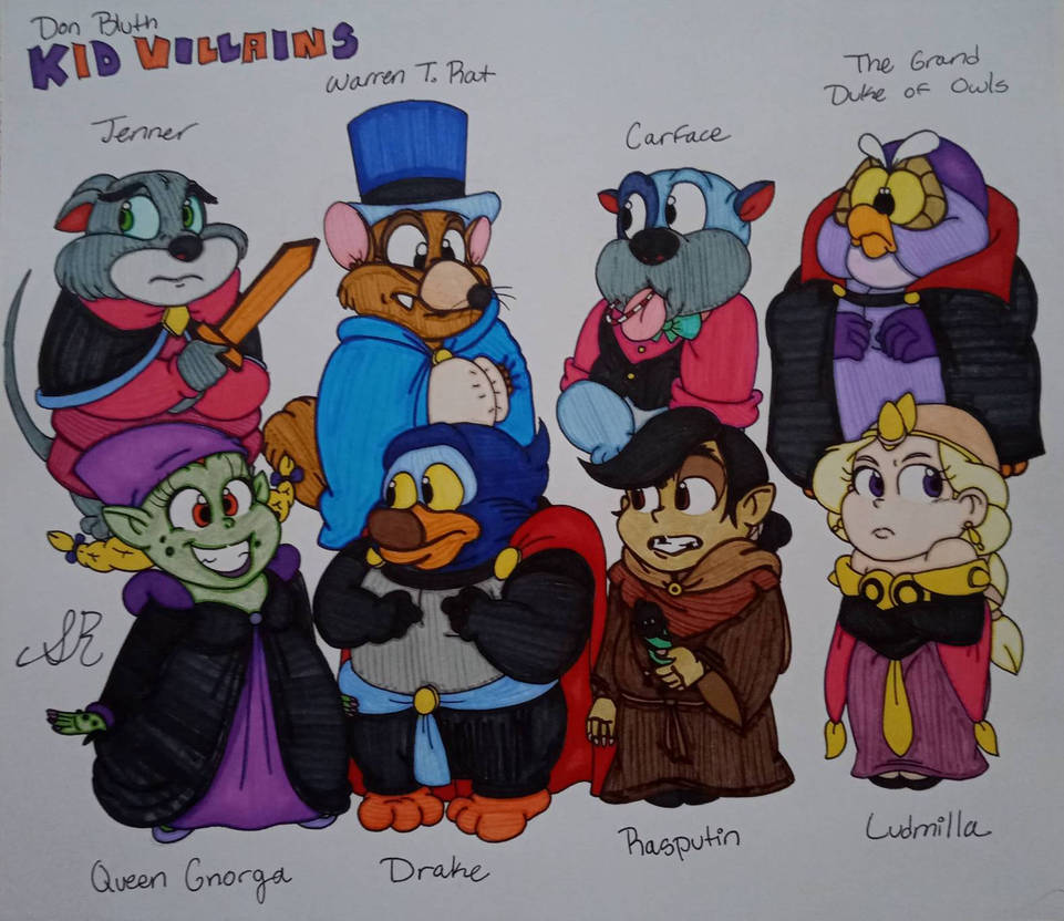 Don Bluth Kid Villains by AwesomeArtMaster15 on DeviantArt Don Bluth Kid Villains by AwesomeArtMaster15 on DeviantArt