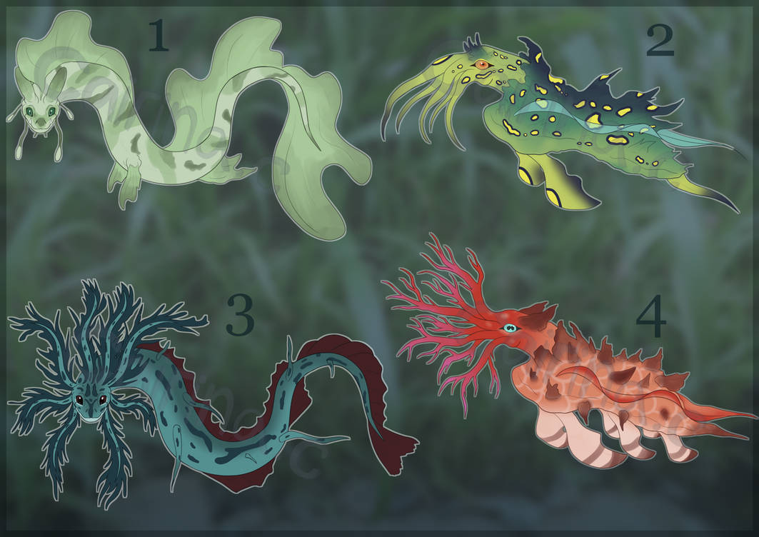 Sea Creature Adopts (OTA 3/4 Open) by CairinaAdoptables on DeviantArt Sea Creature Adopts (OTA 3/4 Open) by CairinaAdoptables on DeviantArt